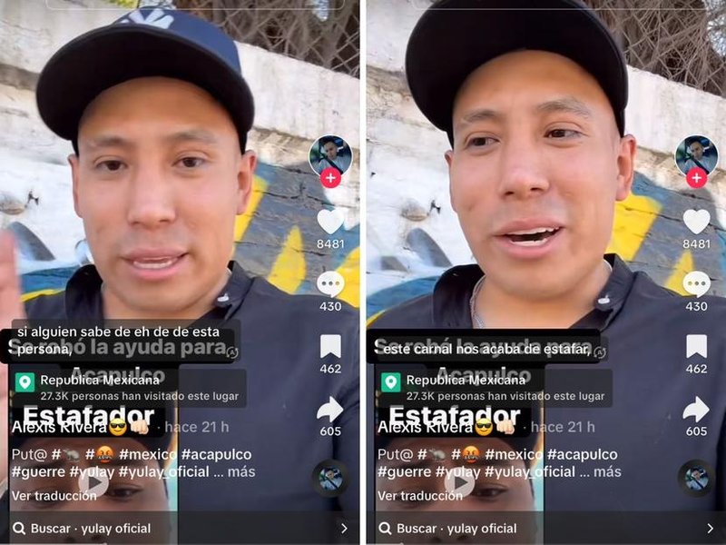 YULAY FUE ESTAFADO CON 50 MIL PESOS CUANDO AYUDABA A DAMNIFICADOS DE ...